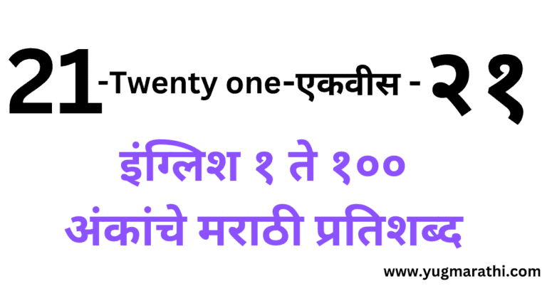 इंग्लिश १ ते १०० अंकांचे मराठी प्रतिशब्द l English 1 to 100 numbers in ...